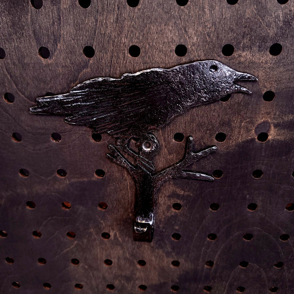 Raven Wall Hook - Daelen Forge