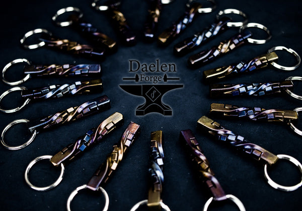 Helix Twist Key Chain - Daelen Forge